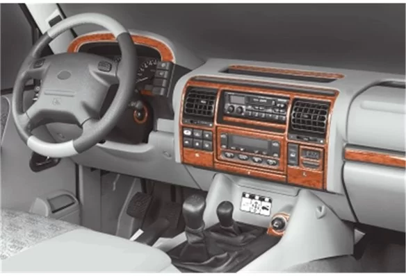Land Rover Discovery II TD5 10.98 12.04 Armaturendekor Cockpit Dekor 24 Teilige