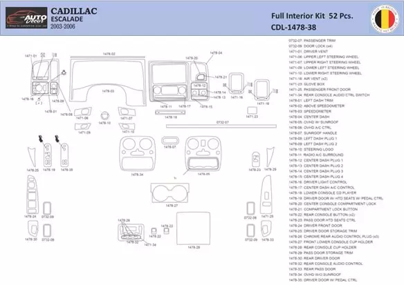 Cadillac escalade 2003 parts store