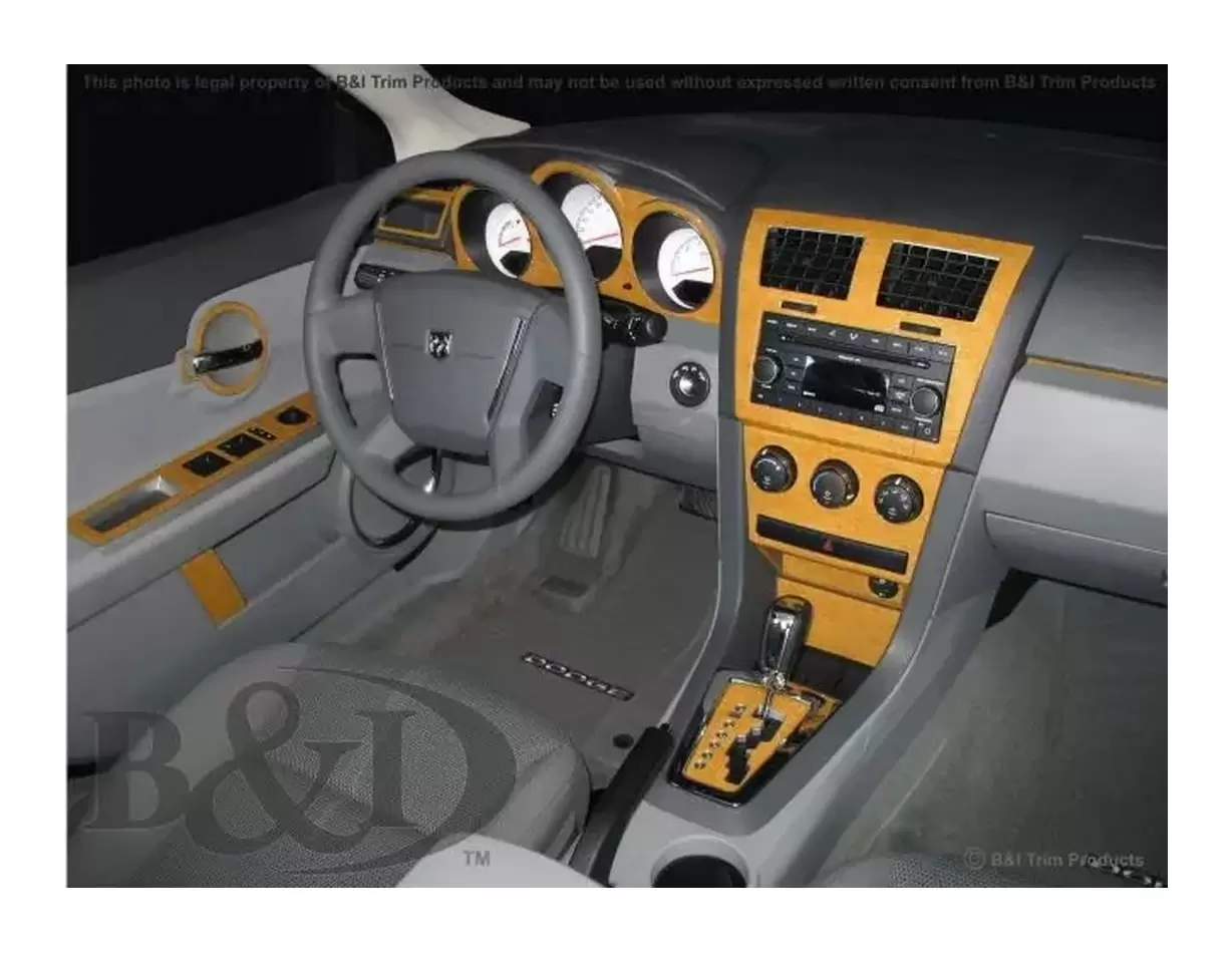 Dodge Avenger 2008 2010 Interior WHZ Dashboard trim kit 24 Parts