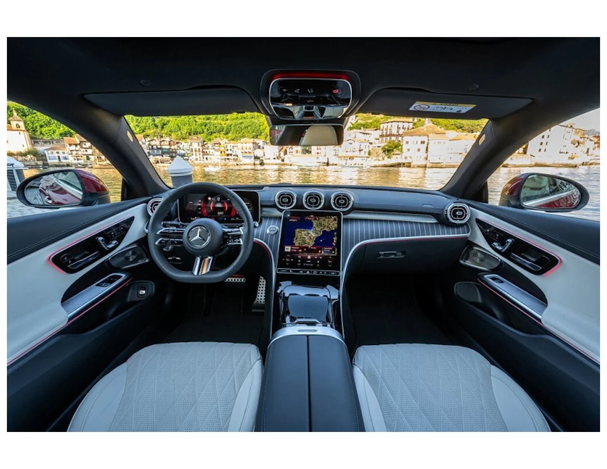 Mercedes-Benz CLE-Class AMG C236 2023 Interior Wrap Cutting Template