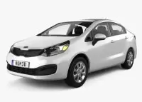 KIA RIO Carbon Fiber Wooden look dash trim kits