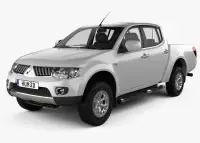 MITSUBISHI L200 Carbon Fiber, Wooden look dash trim kits